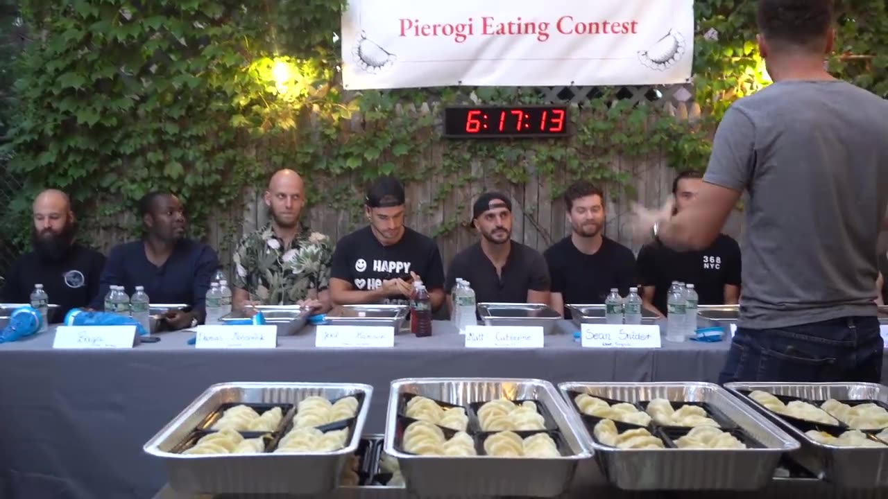 $500 PIEROGI EATING CONTEST IN BROOKLYN NEW YORK CITY | Authentic ...