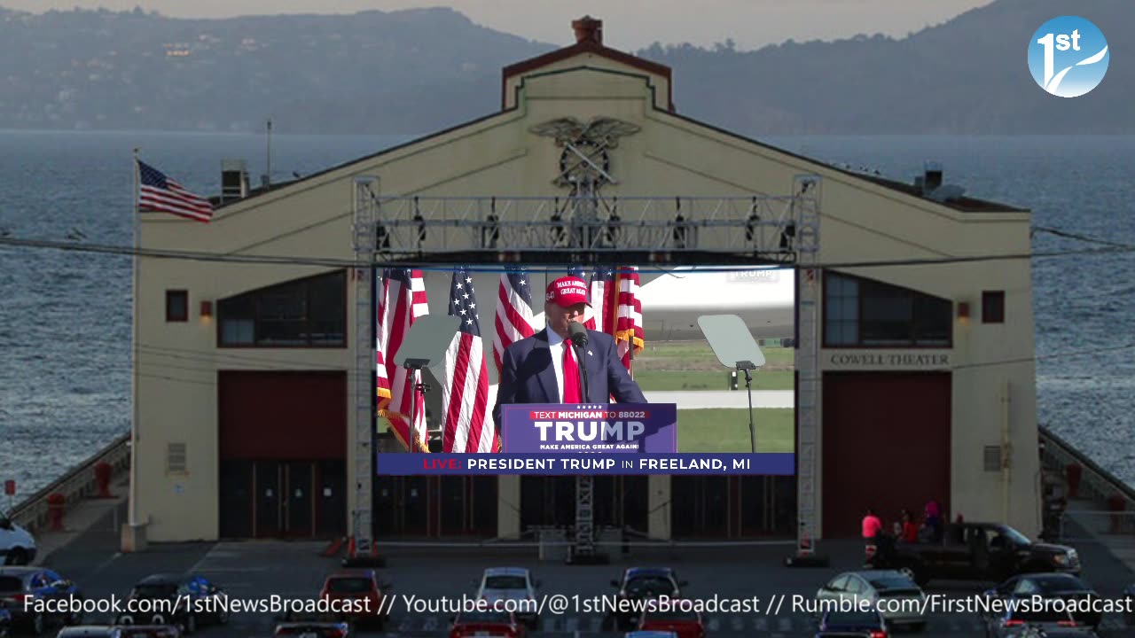 Former President Trump Holds Rally in Freeland, Michigan President ...