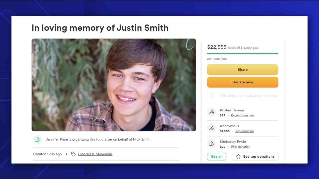 Timberland High School student Justin Smith (17) collapses, dies during ...