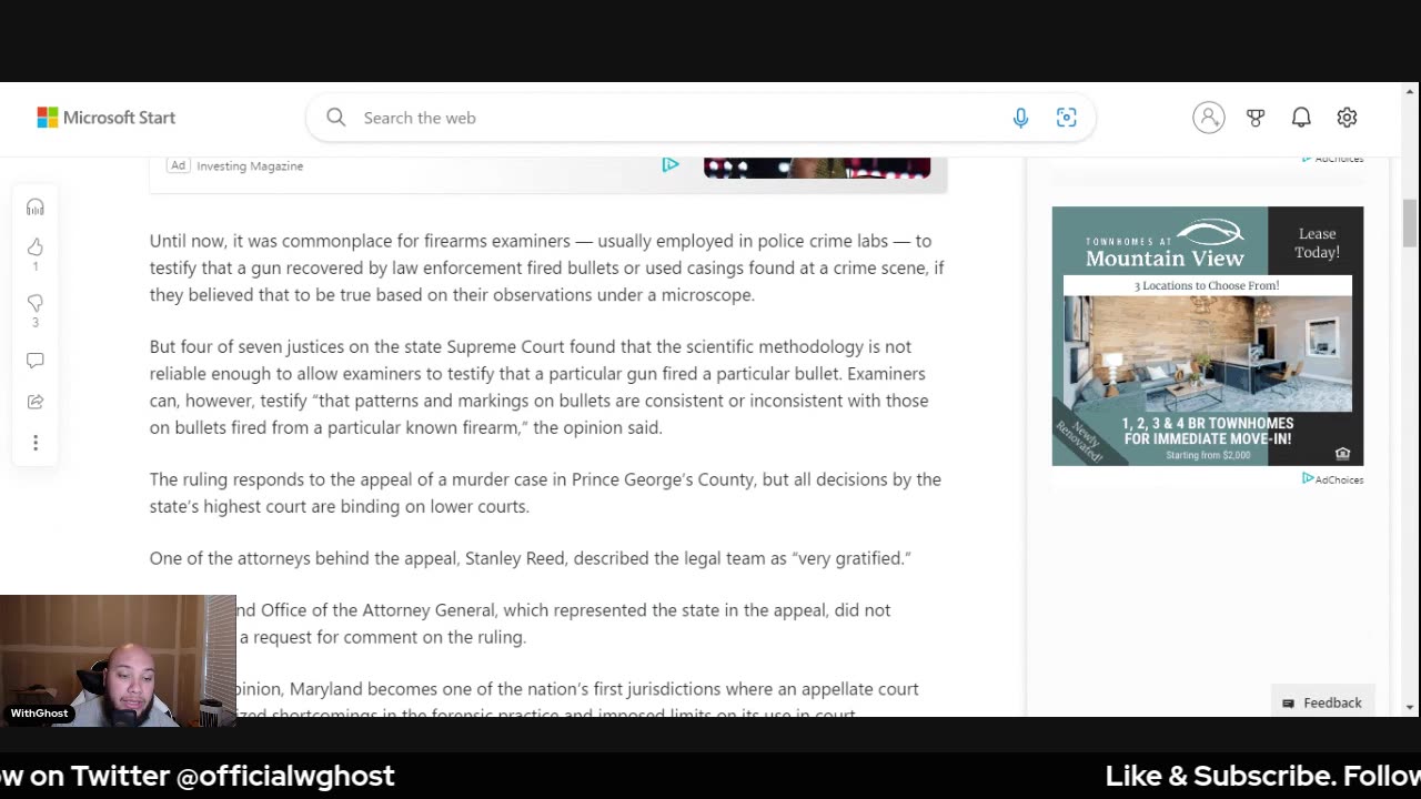 Amouranth News, Russian "Coup", and Maryland Supreme Court v Bullet ...