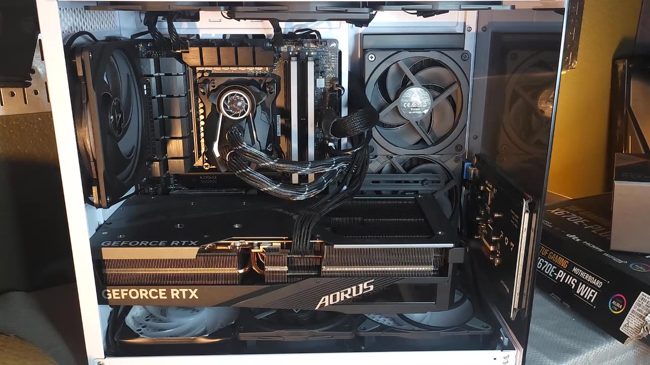 My New PC Build Gigabyte RTX 4080 Aorus Master, Ryzen 7800x3d, Asus Tuf ...