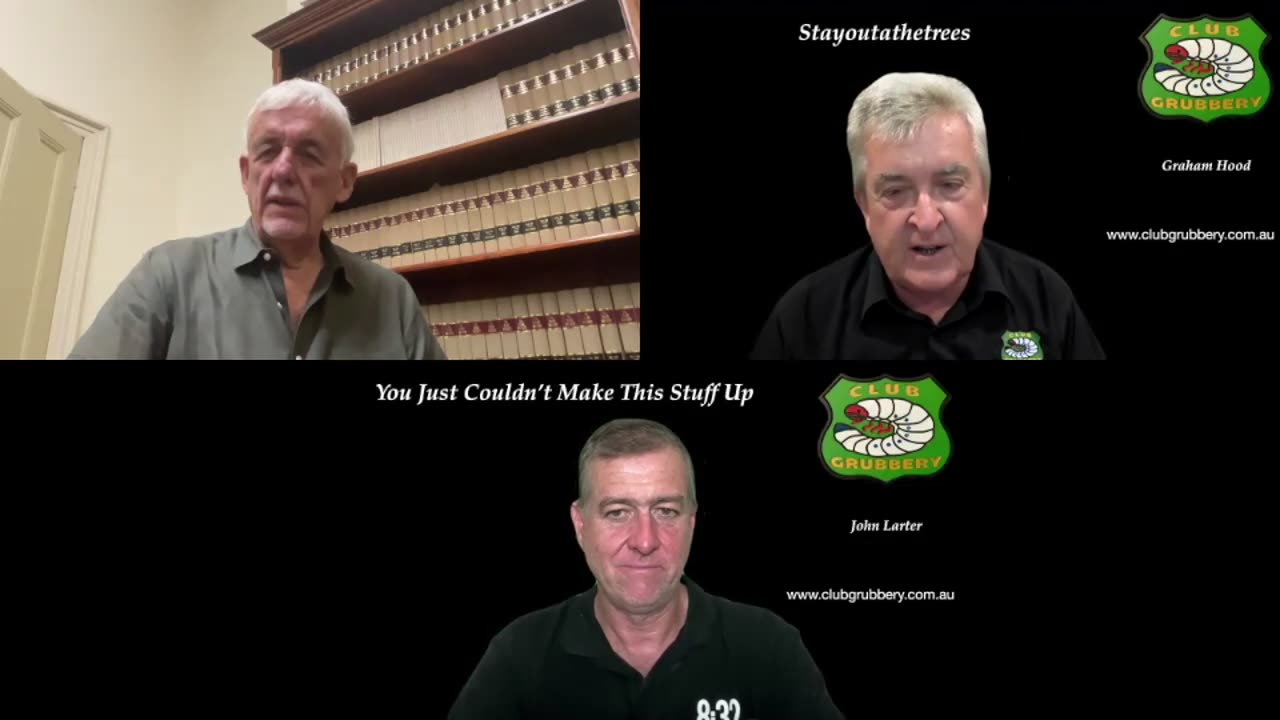 Graham and John Discuss with Retired Judge Stuart Lindsay for his ...