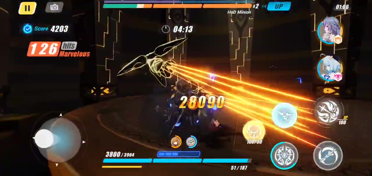 Honkai Impact 3rd - Memorial Arena Exalted Vs HOD Minion SSS Difficulty Jan 13 2023