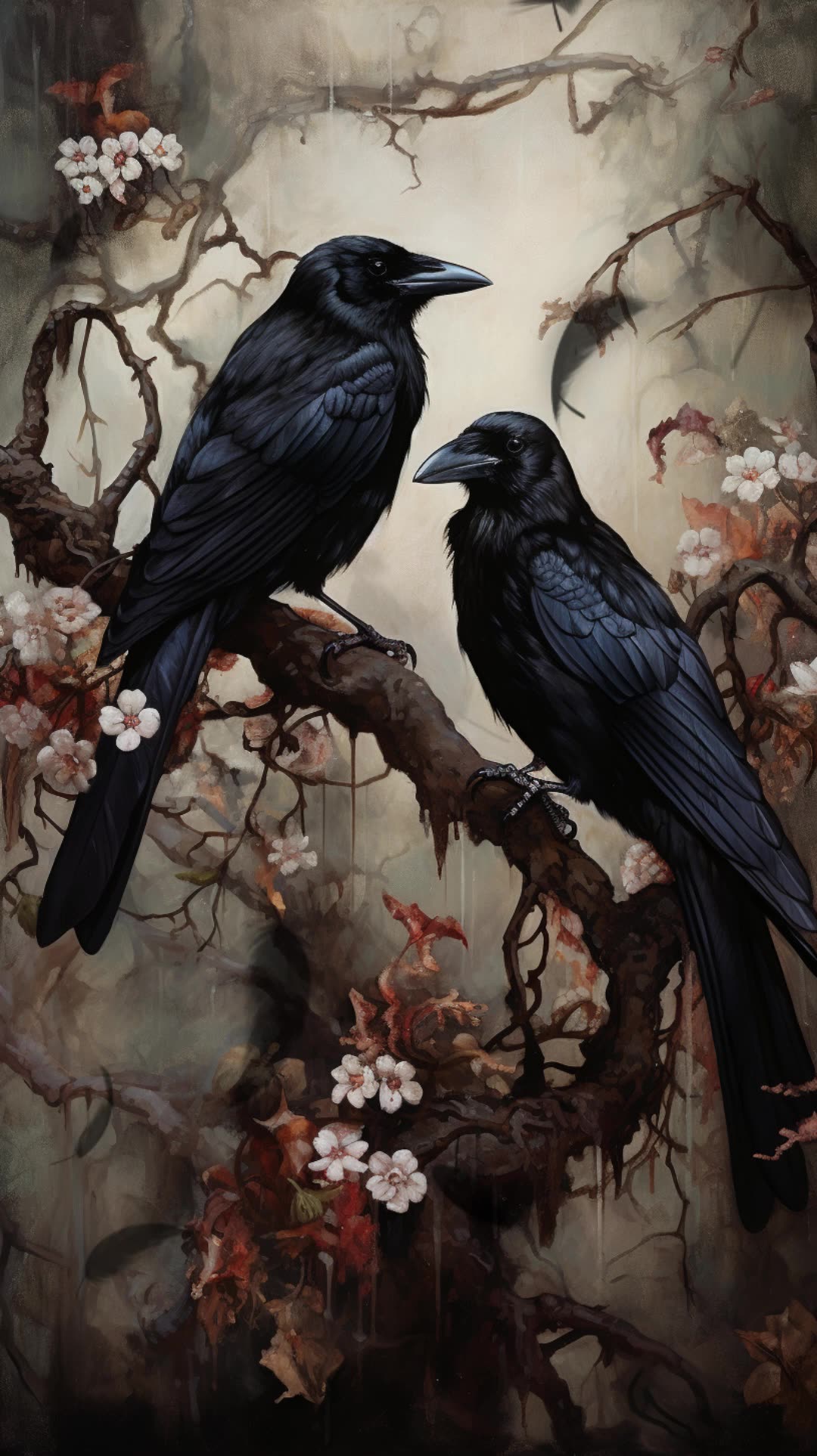 Black Birds | Ravens | Crows | Dark Birds | Cemetery Birds | Gothic Art ...