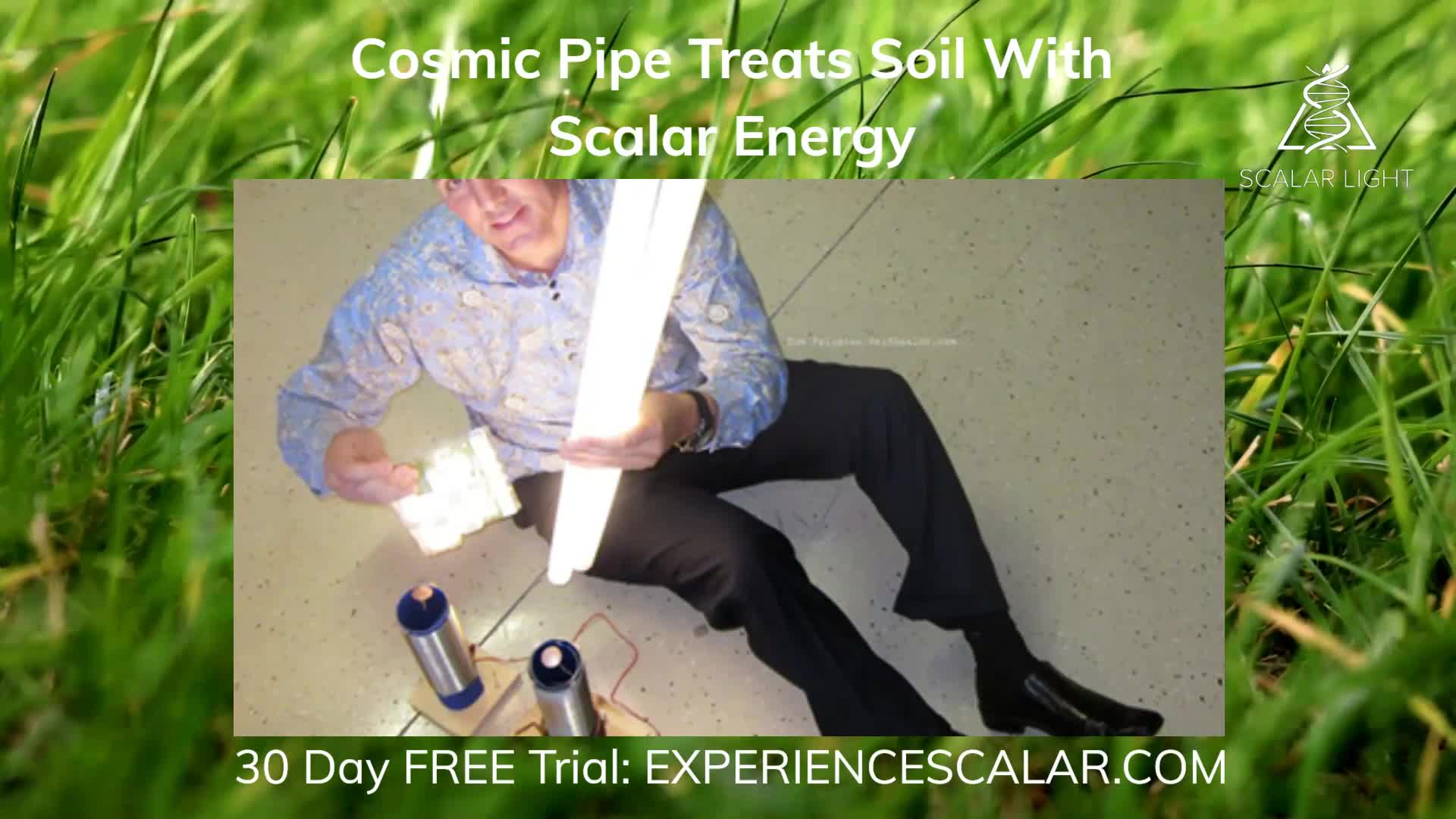 Cosmic Pipe Treats Soil With Scalar Energy