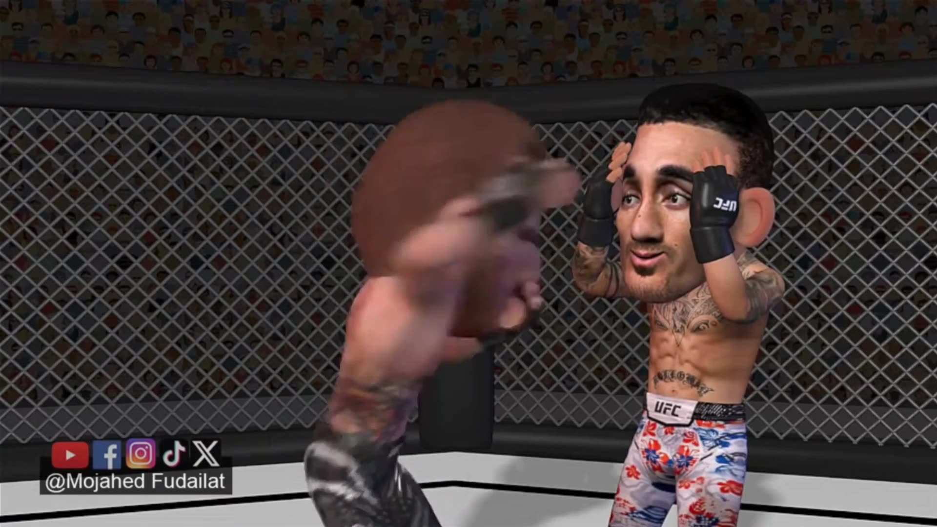 Max Holloway KOs Justin Gaethje At UFC 300