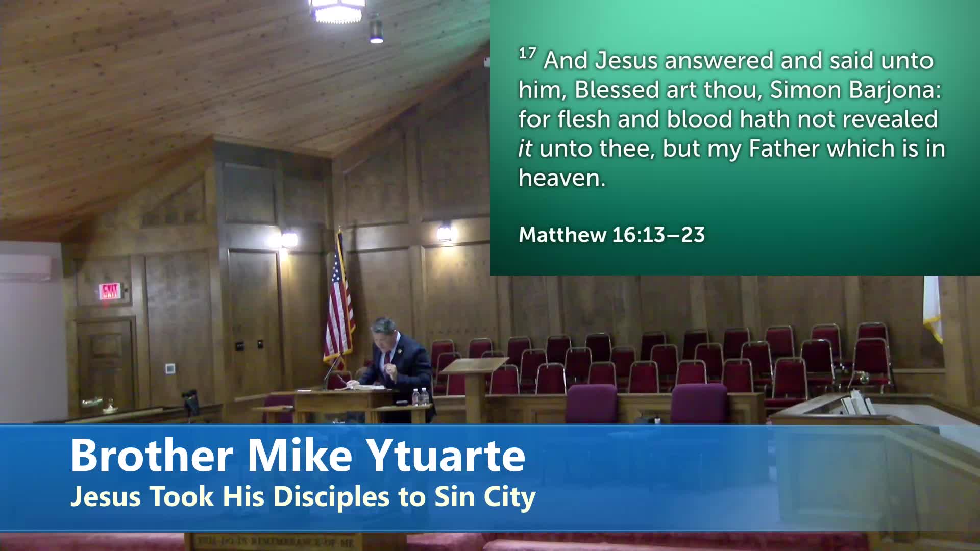 Jesus Took His Disciples to Sin City