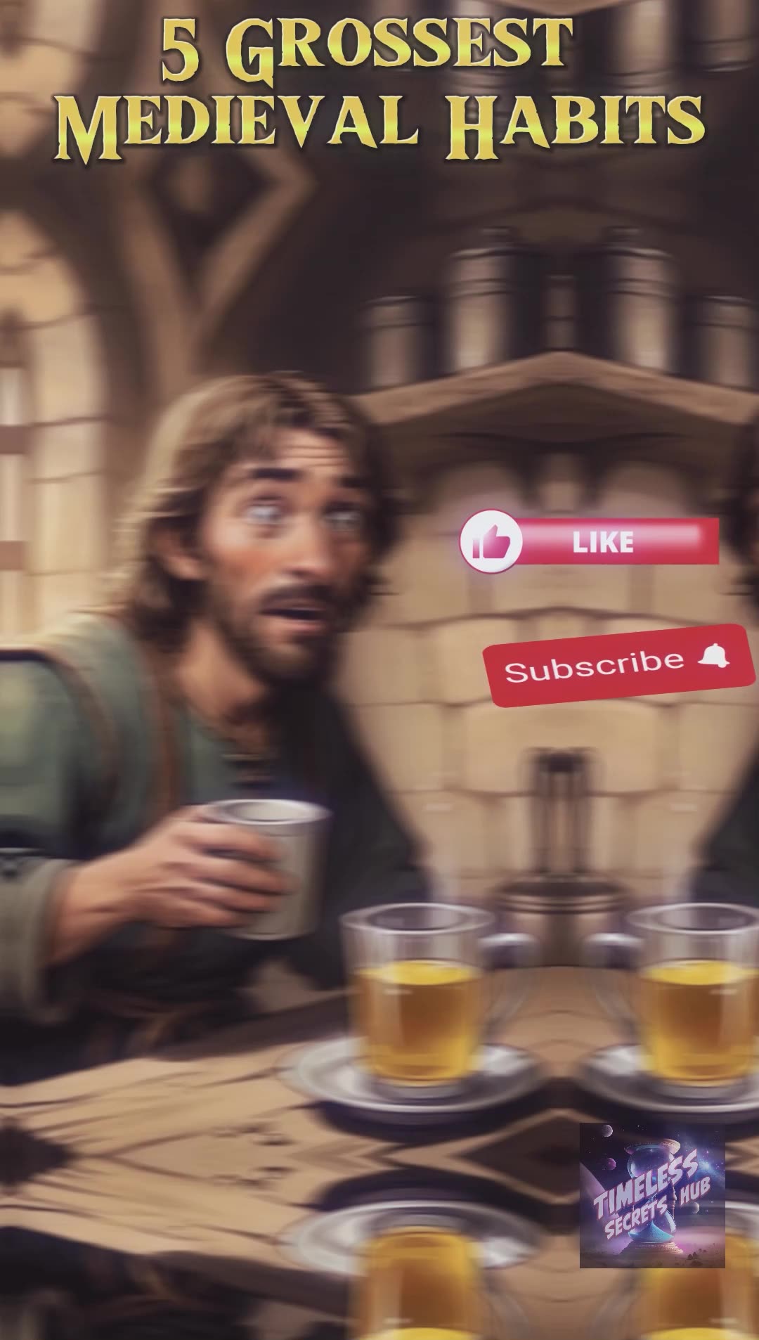 5 Grossest Medieval Habits You Won't Believe! #Medieval #History #shorts