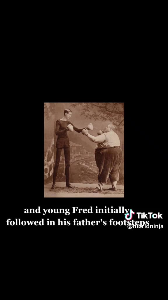 GEORGE MOORE”THE LIVING SKELETON “ AND FRED HOWE “THE FAT MAN” FUNNEST ...