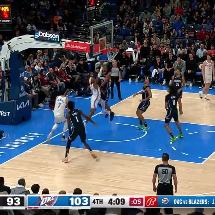 NBA - Shai with the reverse layup and he's up to 35 PTS 🔥 Magic-Thunder