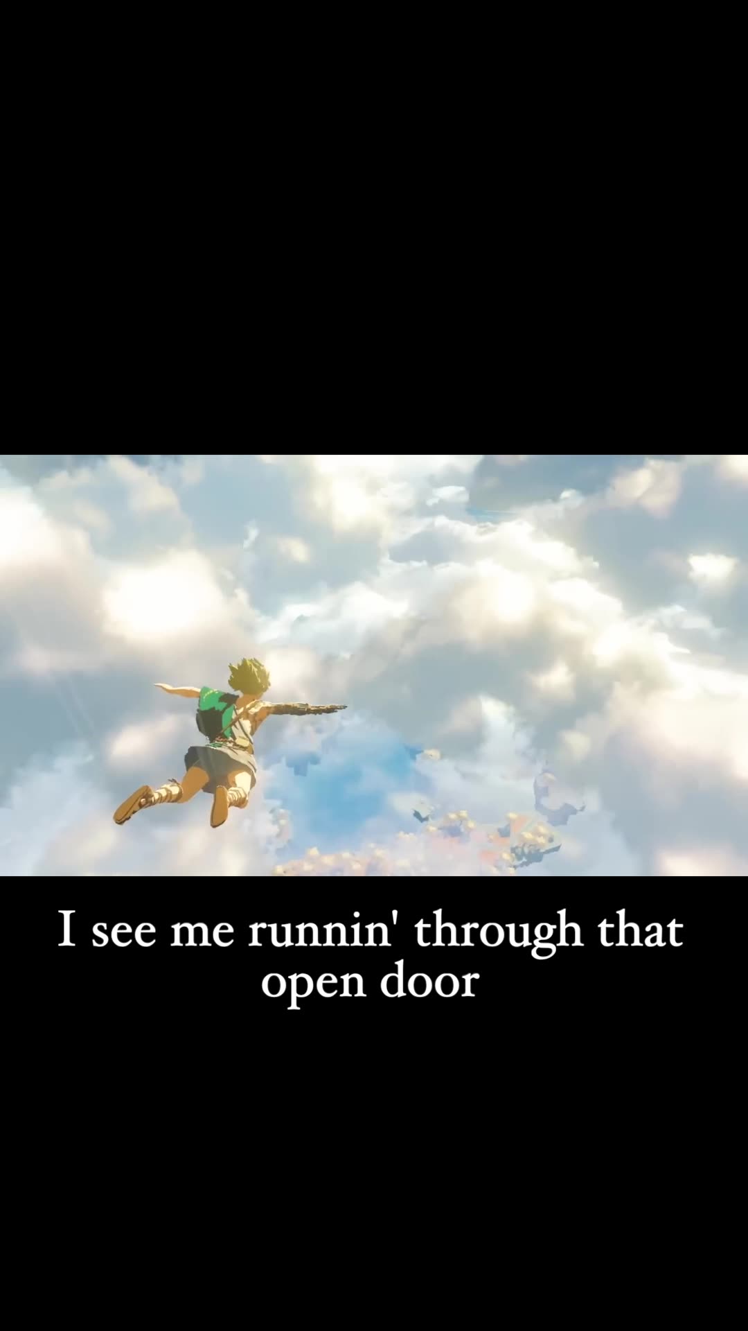 All scenes of Link falling in Zelda Tears of the Kingdom trailers