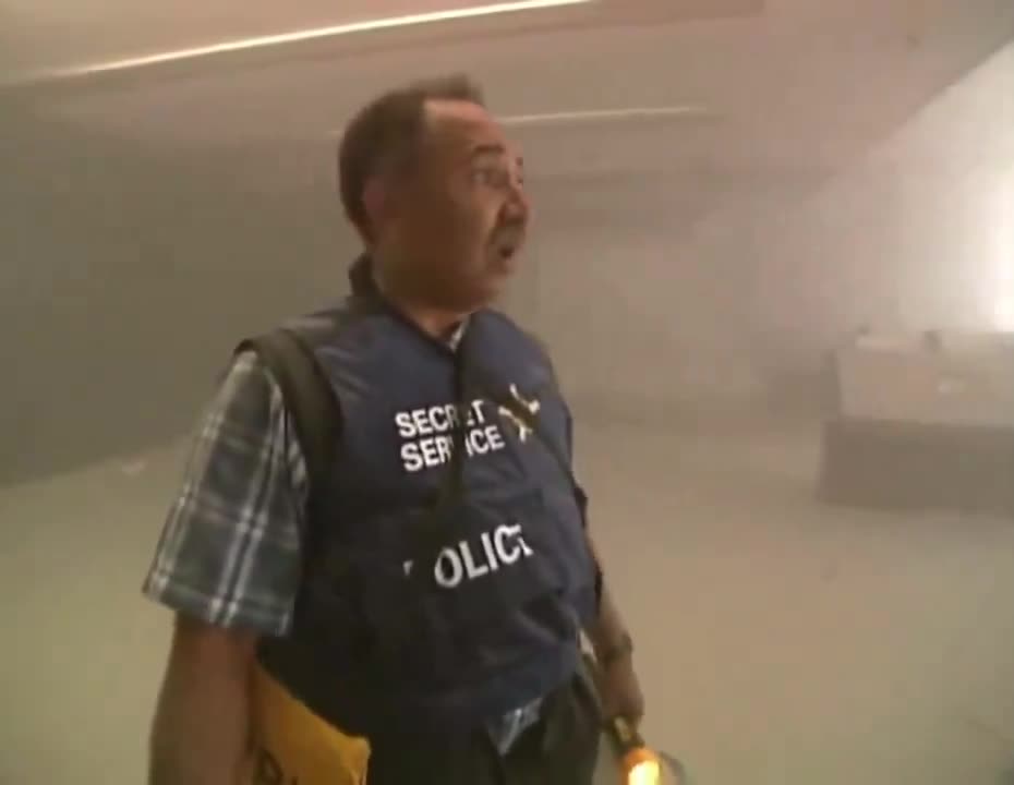 Rare footage inside WTC Building 7 on 9/11 after the destruction of the ...