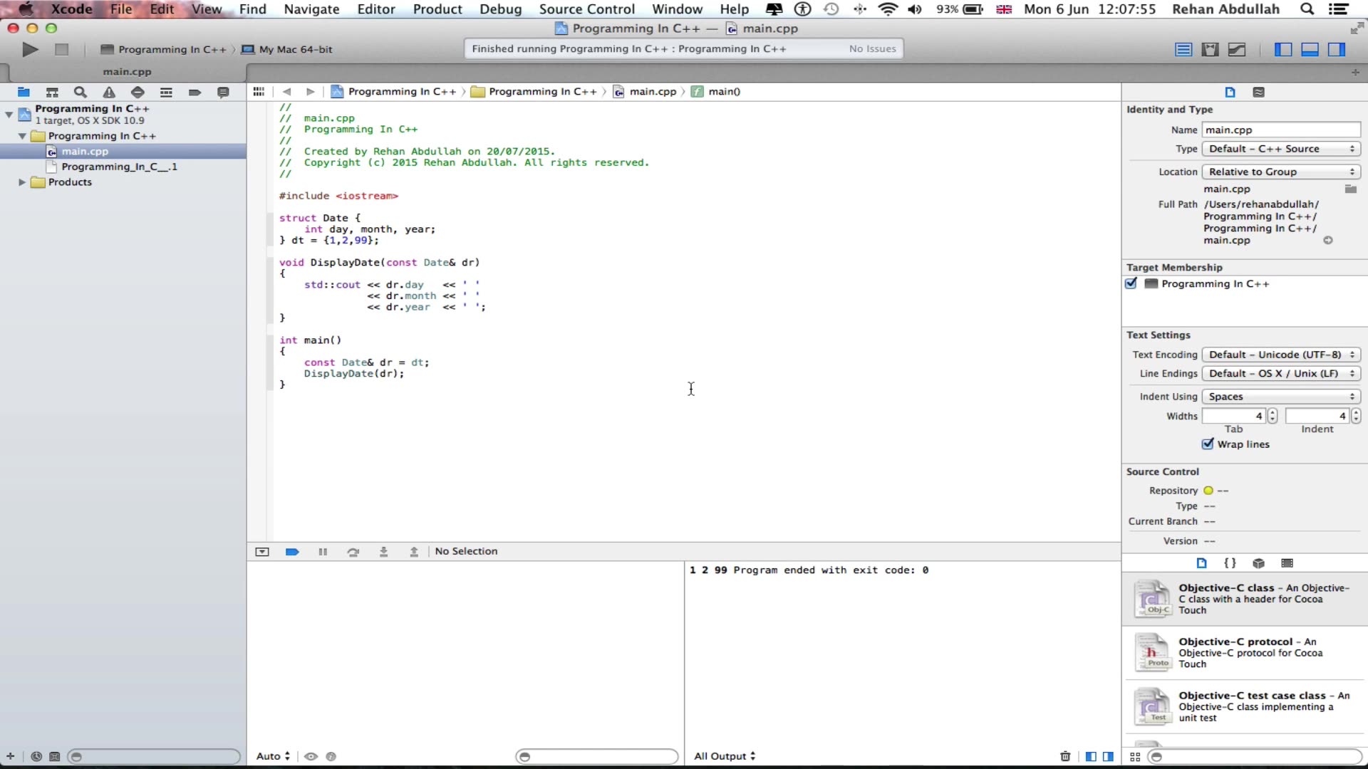 Programming In C X Code Tutorial 52 Const Reference Parameters