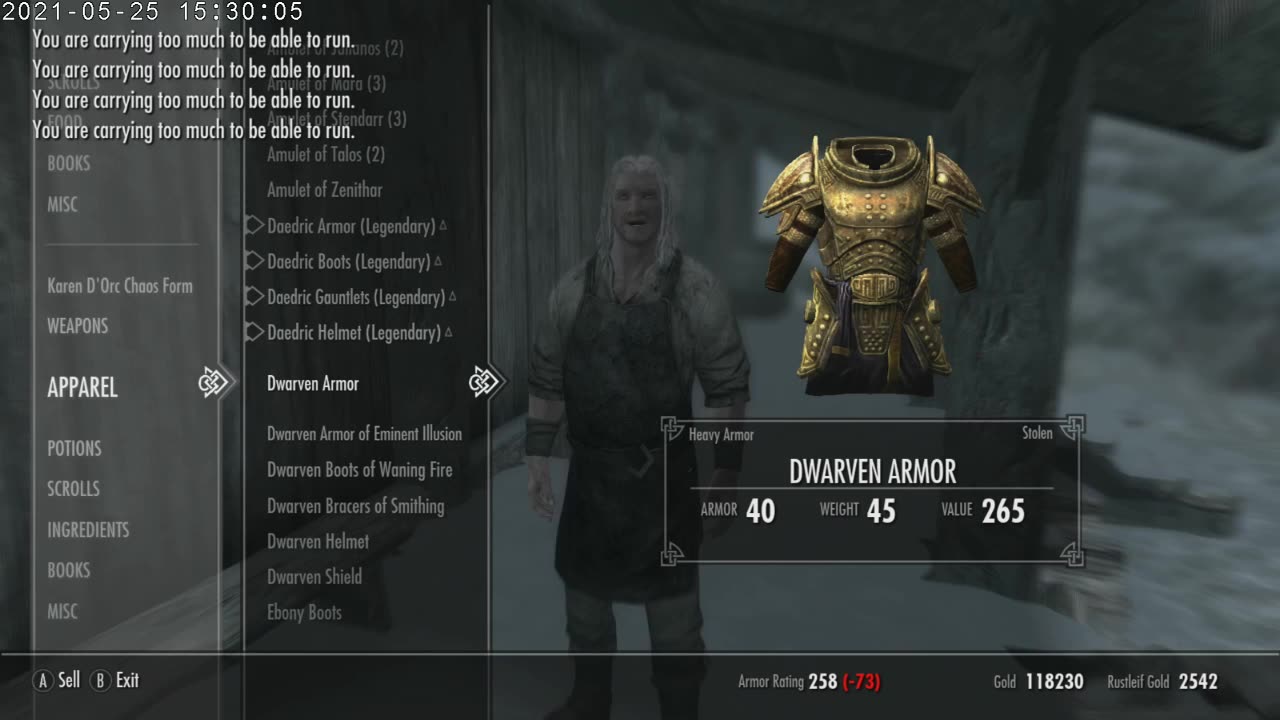 The Elder Scrolls 5 Skyrim Female Orc Karen D'Orc Part 155