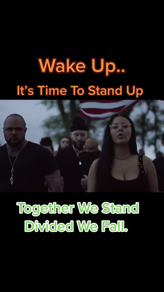 Wake up, it’s time to stand up! Together, we stand divided we fall!