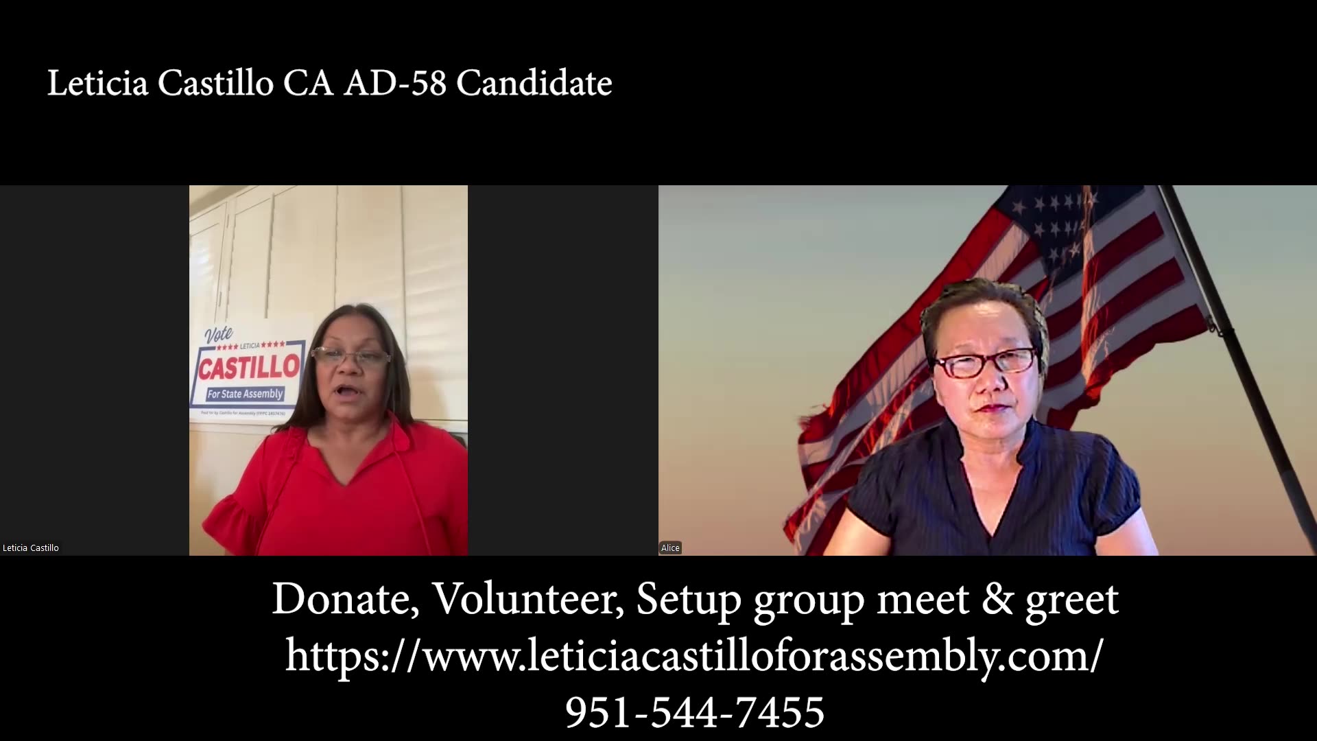 Interview with Leticia Castillo, 2024 CA AD-58 Candidate