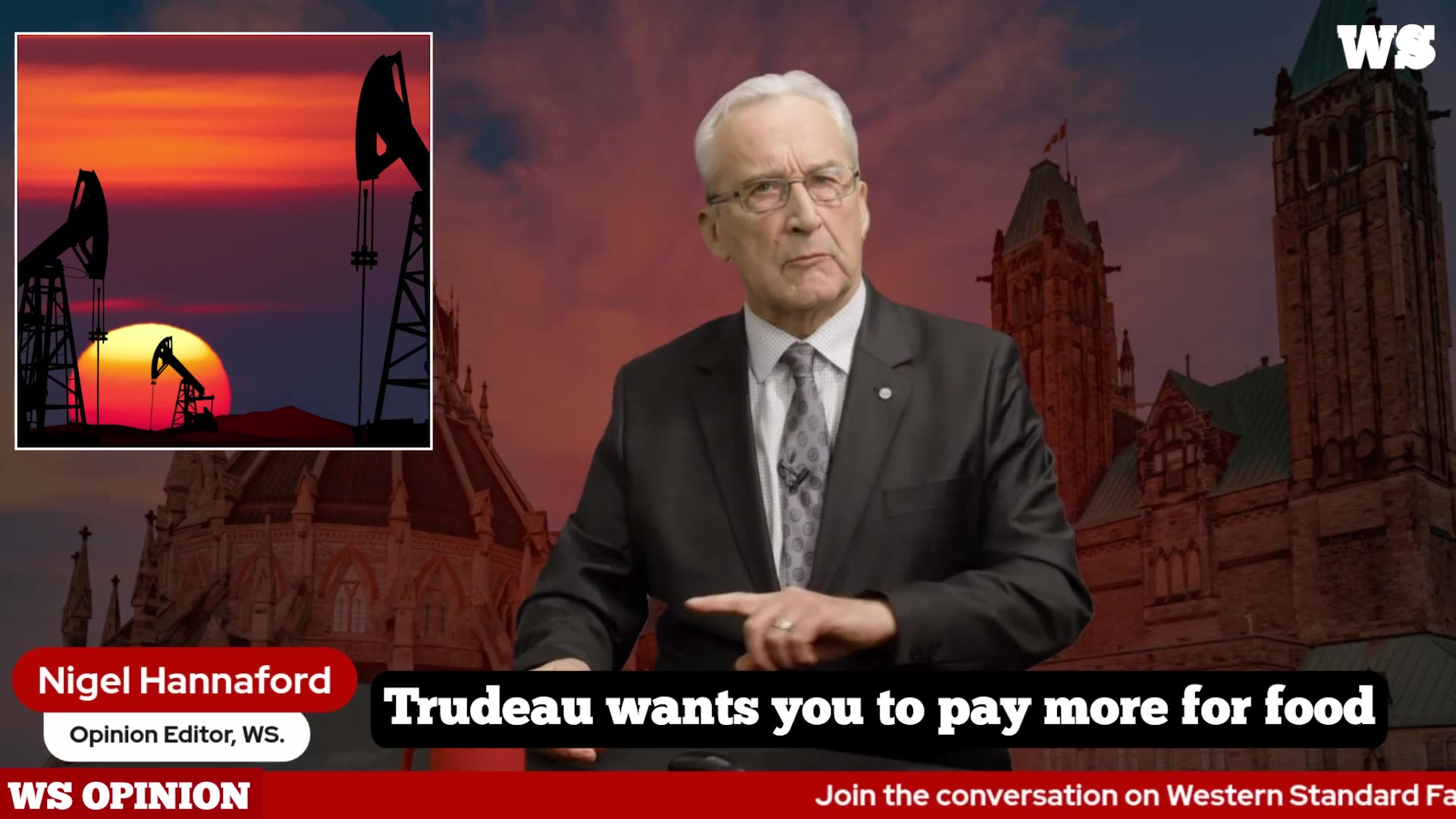 More expensive food the inevitable result of Trudeau's green goals