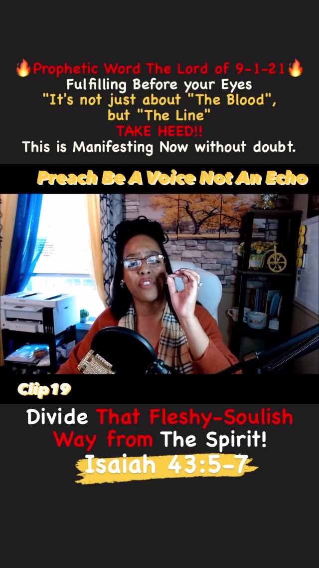 #248 Divide that Soulish-Fleshy Way up Off of Their Spirit! You have ...