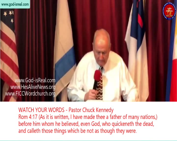 Sunday Message: WATCH YOUR WORDS - Chuck Kennedy