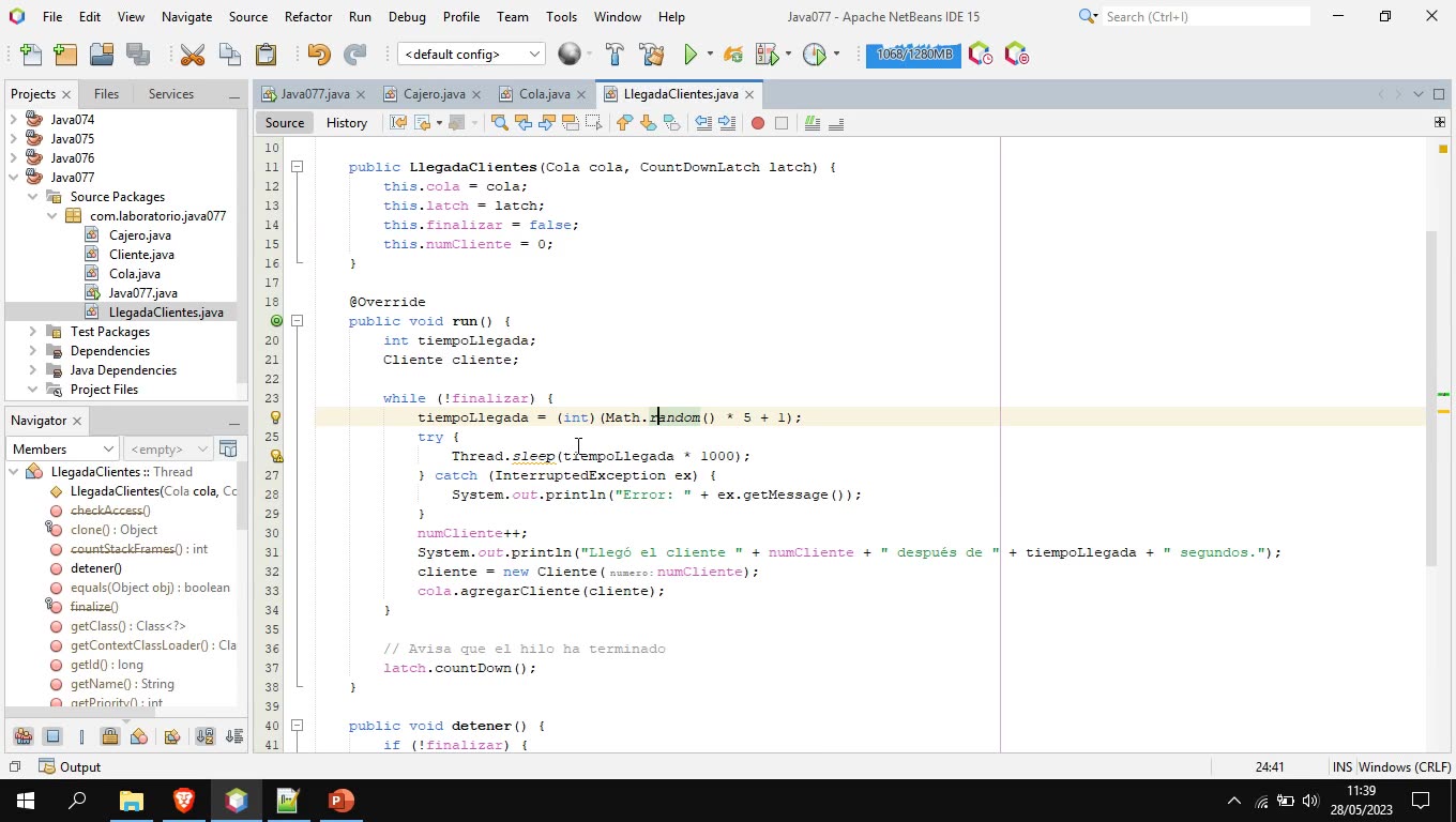 Java parte 77. Programación multihilos. Sincronización de hilos 1