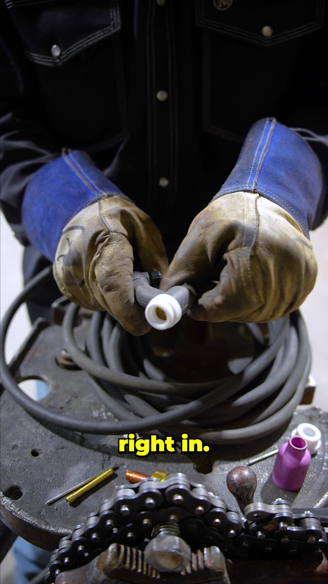 How to set up a TIG RIG #fyp #welder #TIG #tigrig