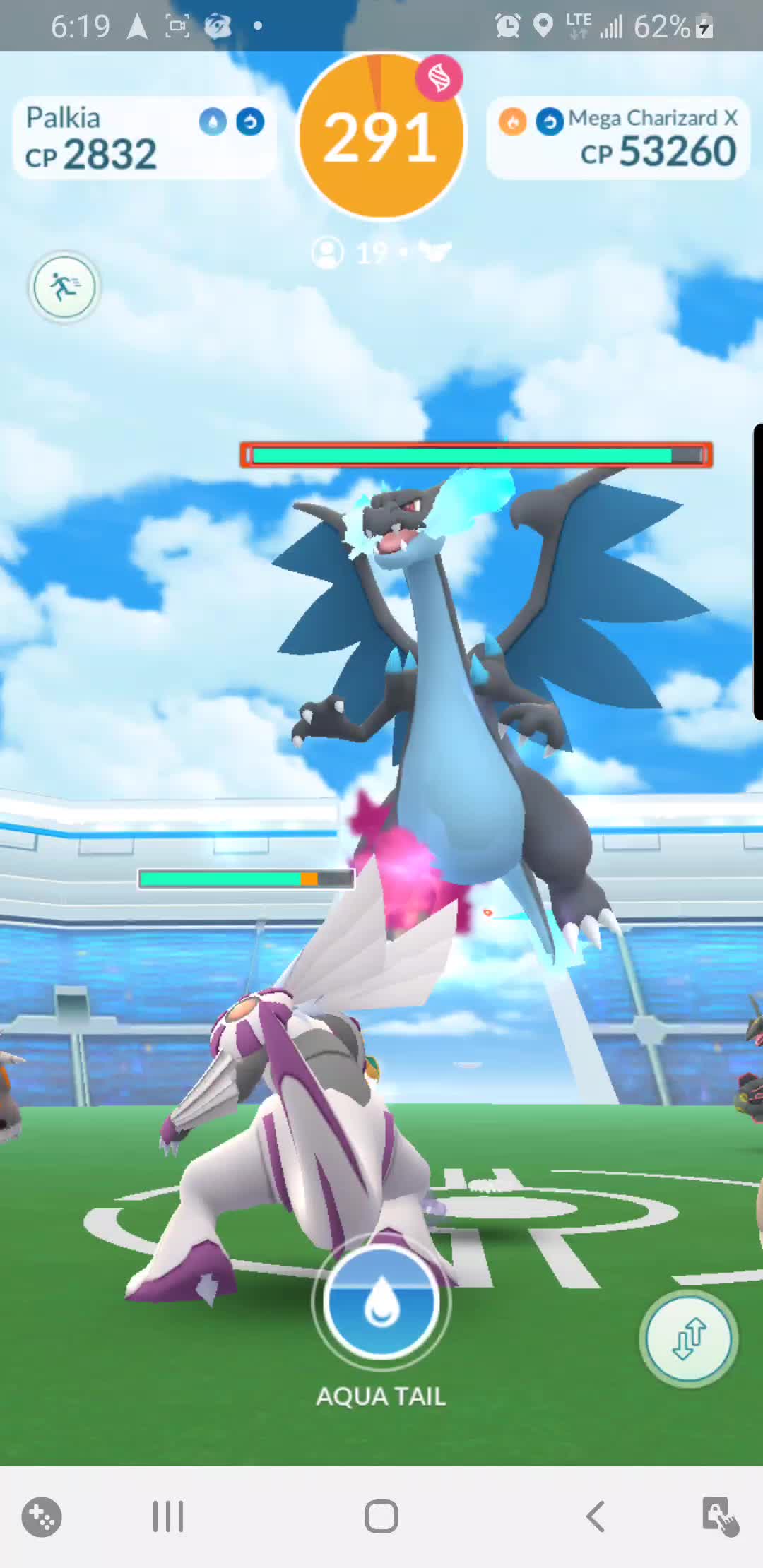 Pokémon Go: mega charizard raid