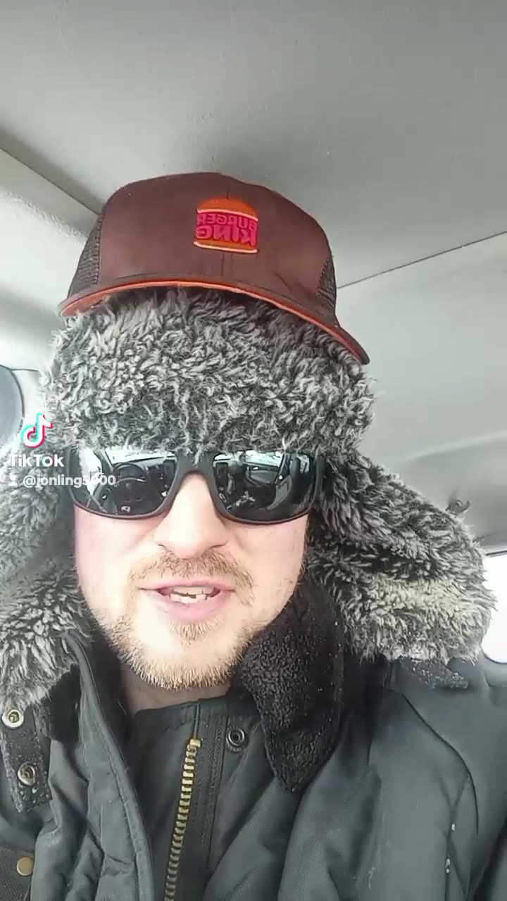 BURGER KING TRADER DRIVING IN SNOW STORM