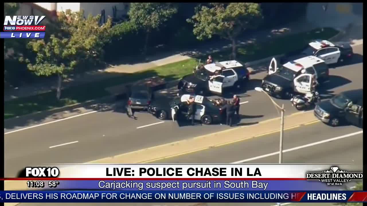 Police Chase of Carjacking Suspect, PIT Move Leads To Standoff with ...