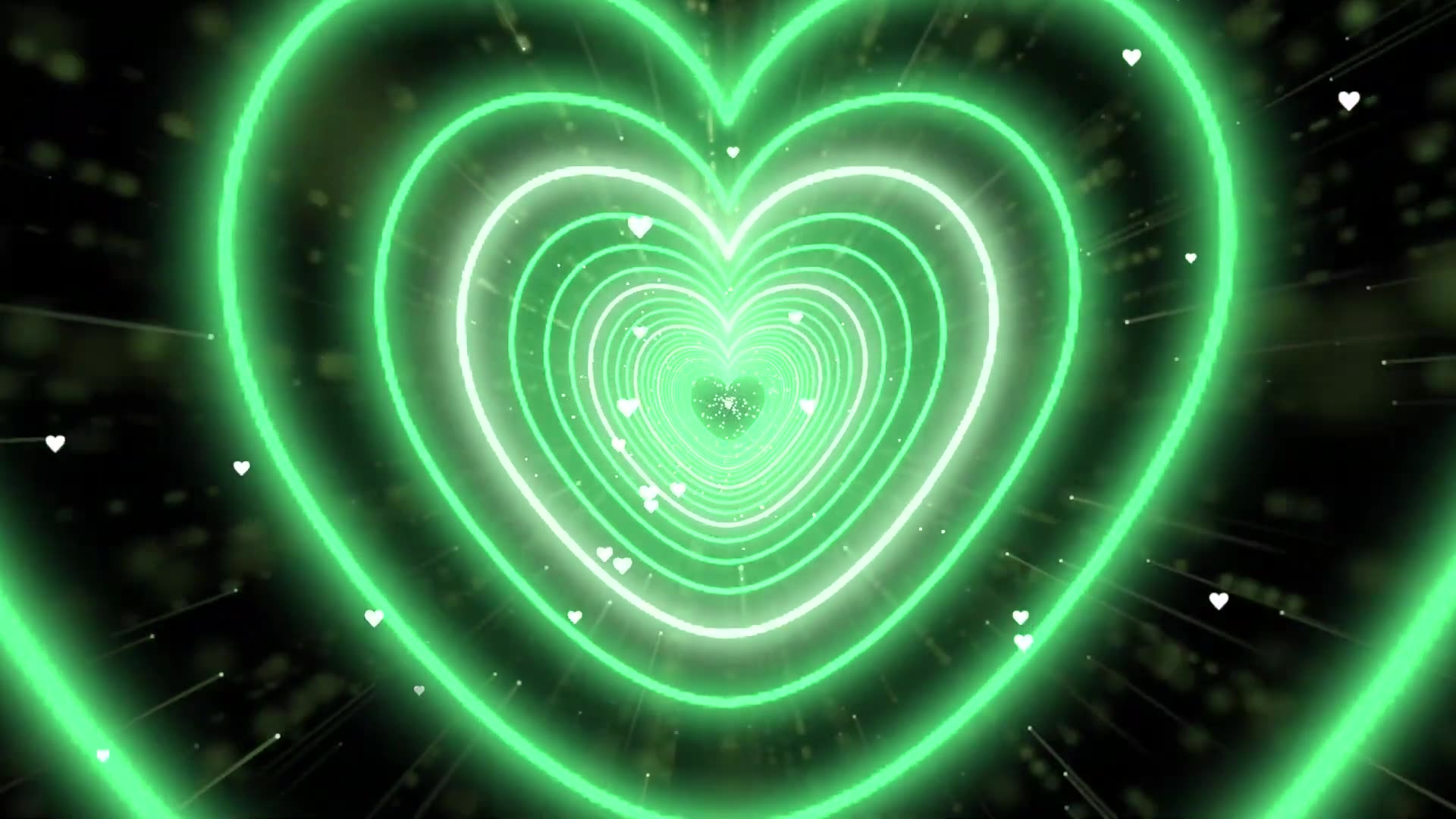 715. Color Changing Heart Tunnel Bg Animation💖💜💙💚 ️Heart Background Heart