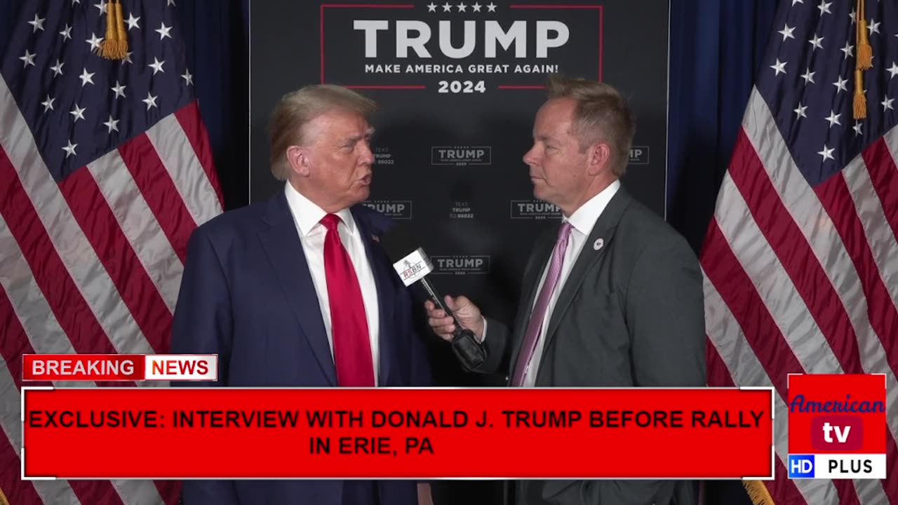 EXCLUSIVE: Interview With President Donald J. Trump Before Save America ...