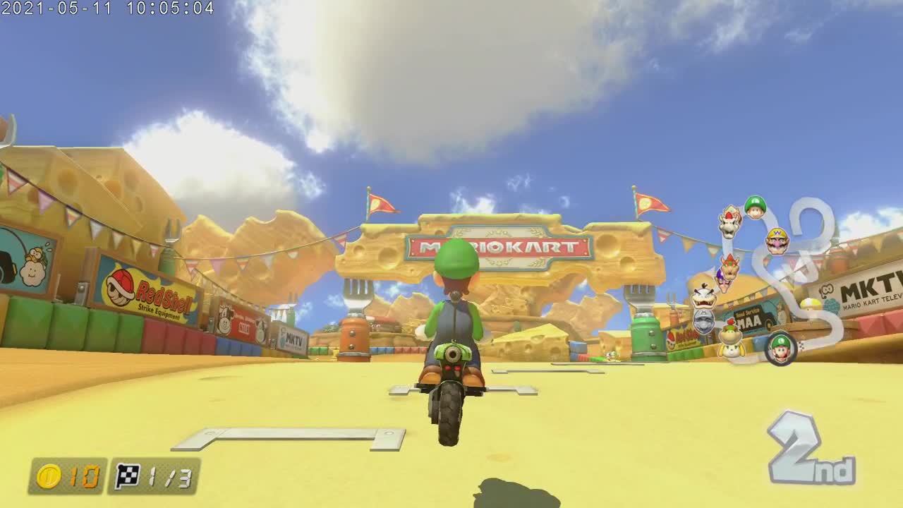 Mario Kart 8 Deluxe Switch Luigi Part 22 Cheese Land