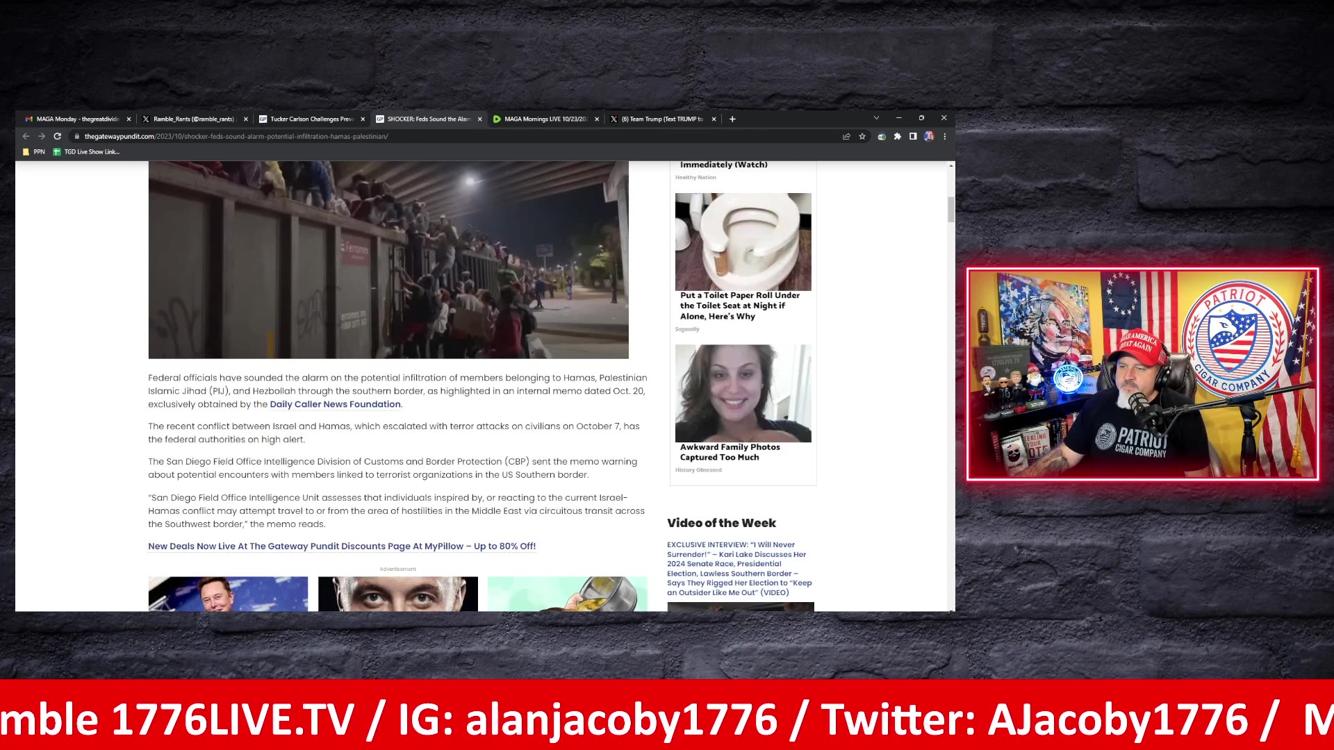 MAGA Mornings LIVE 10/23/2023 More Biden Corruption, WWIII Watch ...