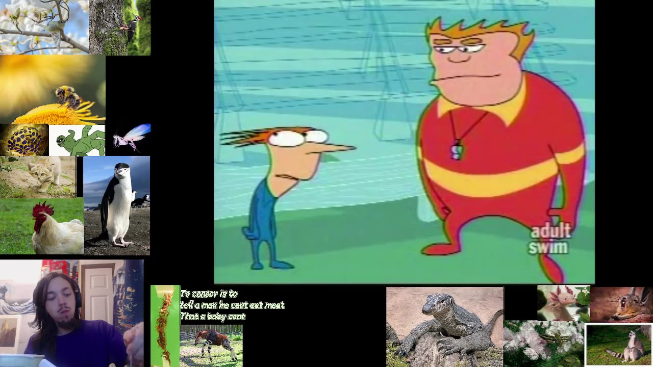 Dessert Mukbang and Cartoons