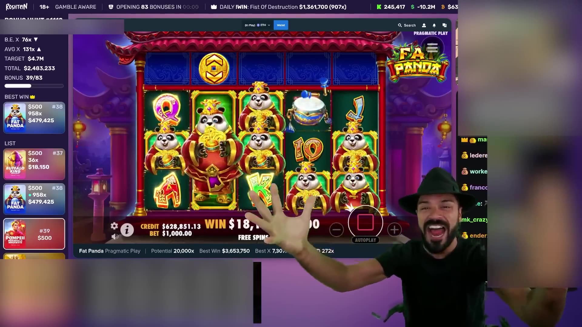 BIGGEST STREAMERS WINS ROSHTEIN, CLASSYBEEF, XPOSED, FRANK, YASSUO ...