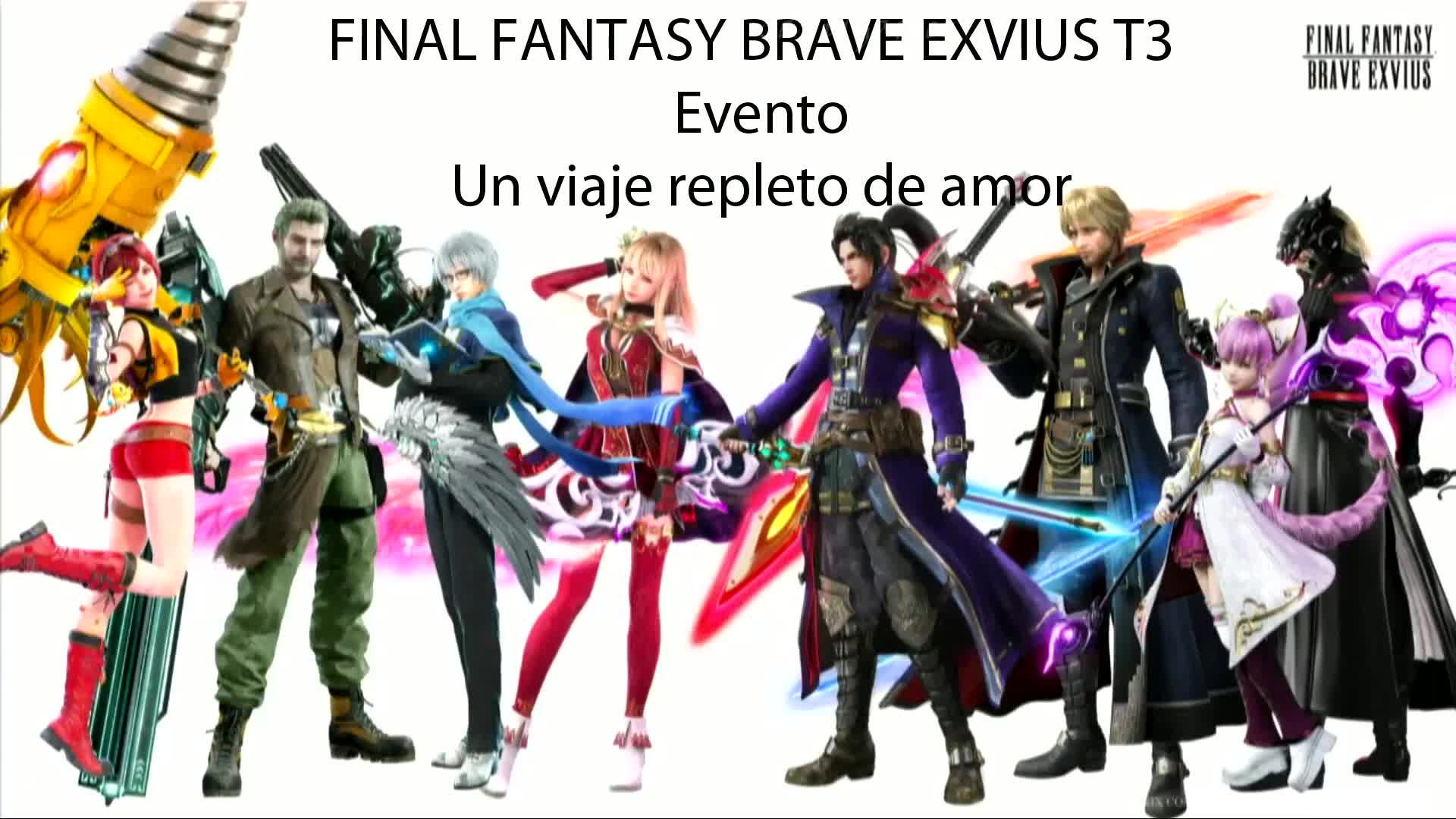 FF Brave Exvius HD Escenas Evento Un viaje repleto de amor (Sin gameplay)