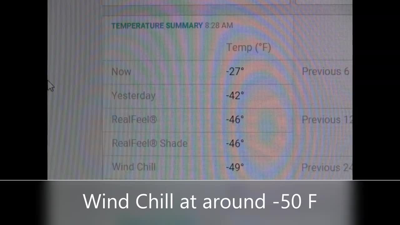 Just for adventure: 1 minute shirtless in extreme cold at windchill ...