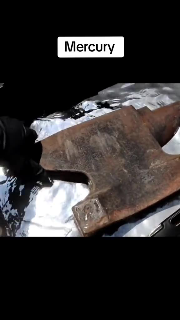 Amazing Properties of Mercury: An Anvil Floats and a Sponge Won’t Soak ...