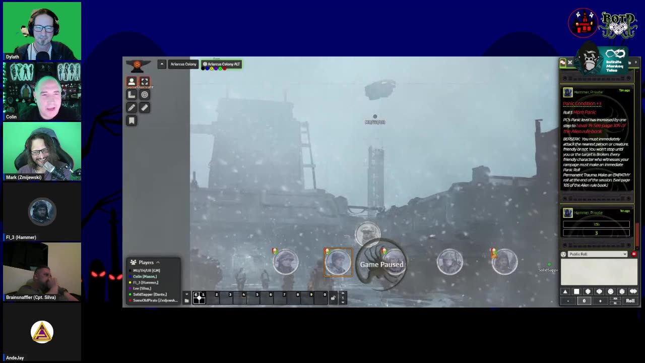 He's inciting combat sir!