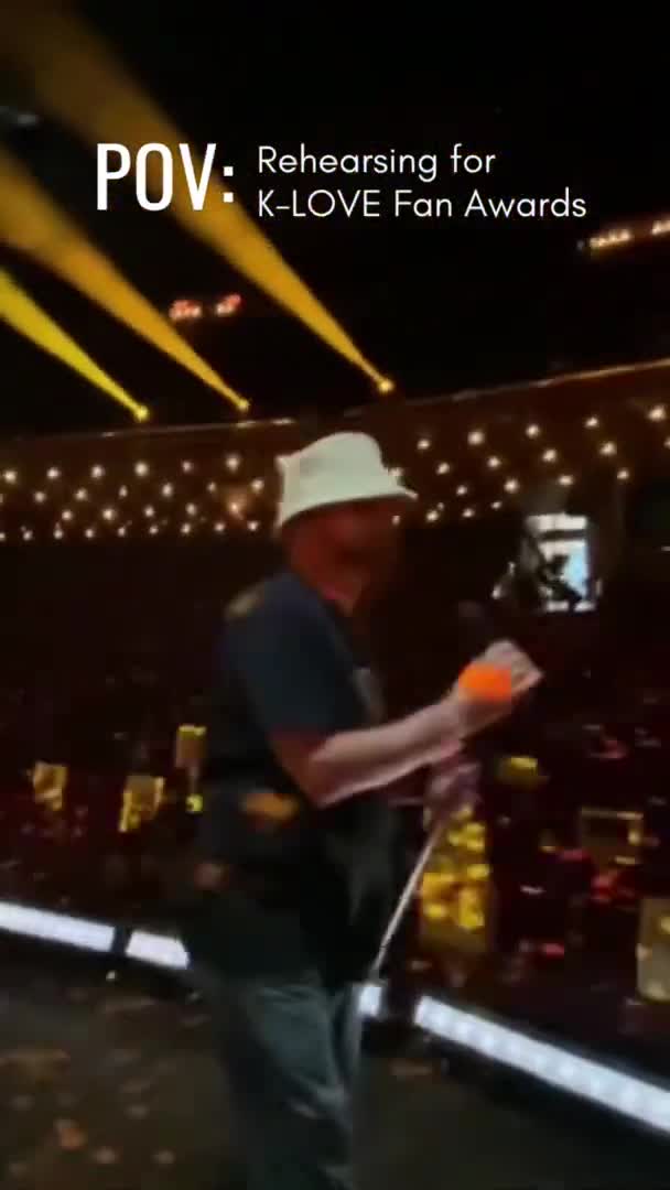 TobyMac - POV Rehearsing for the K-LOVE Fan Awards (2021)