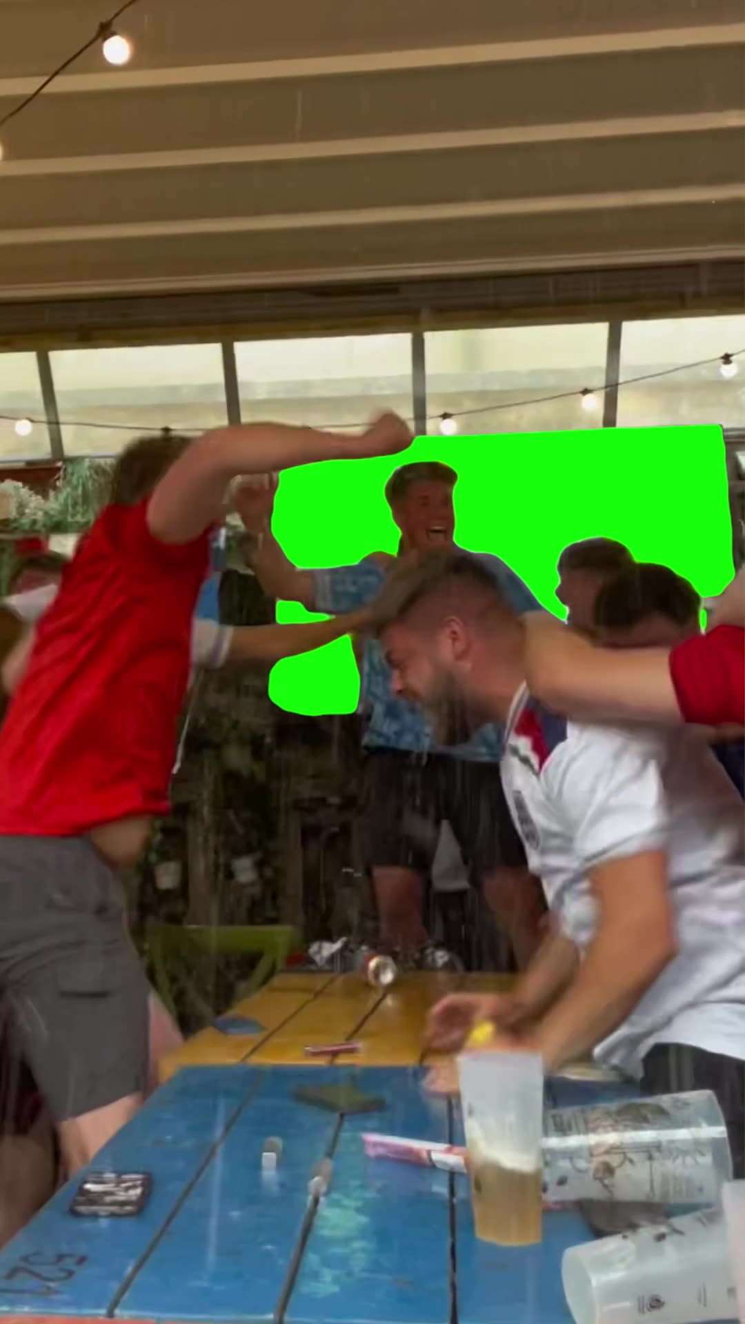 British Pub Cheering | Green Screen