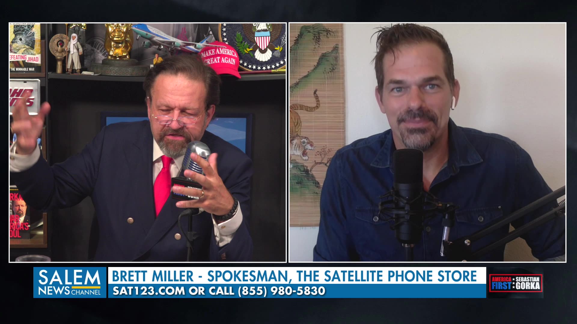 What to do when your cell phone fails. Brett Miller with Sebastian Gorka on AMERICA First