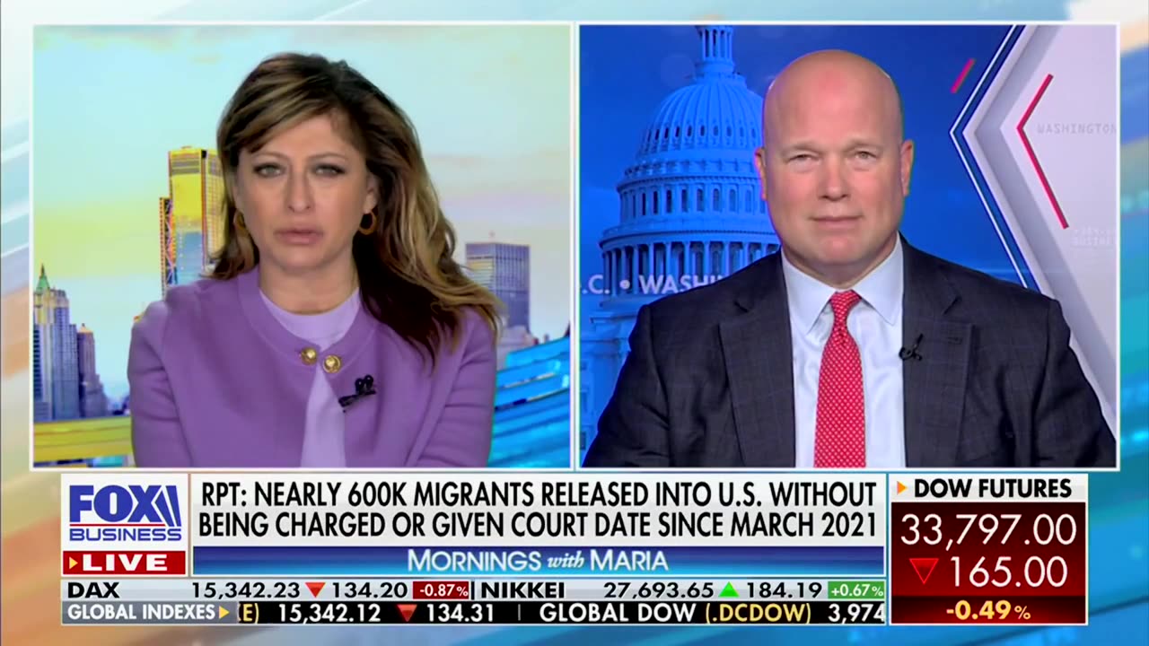 Matt Whitaker on Fox Business Network Mornings With Maria Bartiromo 02. ...