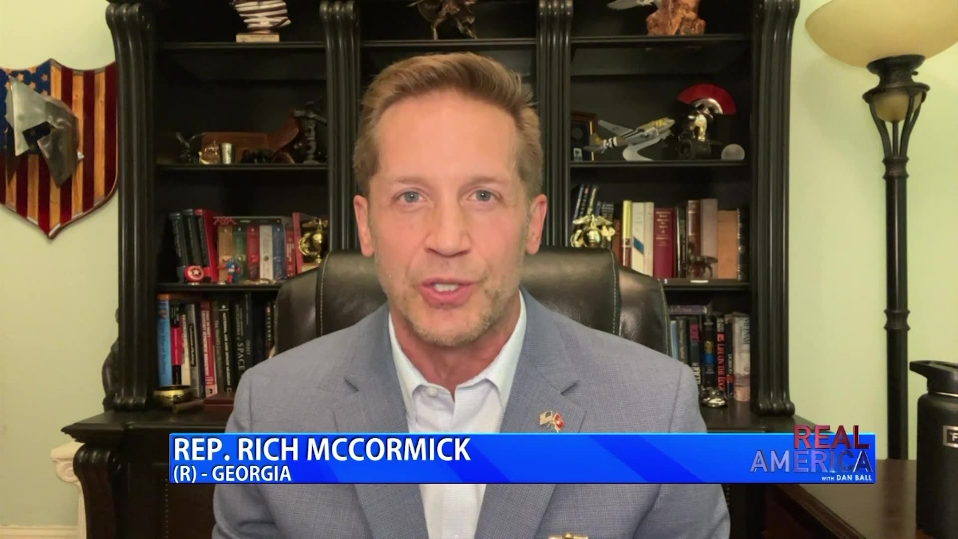 REAL AMERICA -- Dan Ball W/ Rep. Rich McCormick, Leftists Melt Down ...