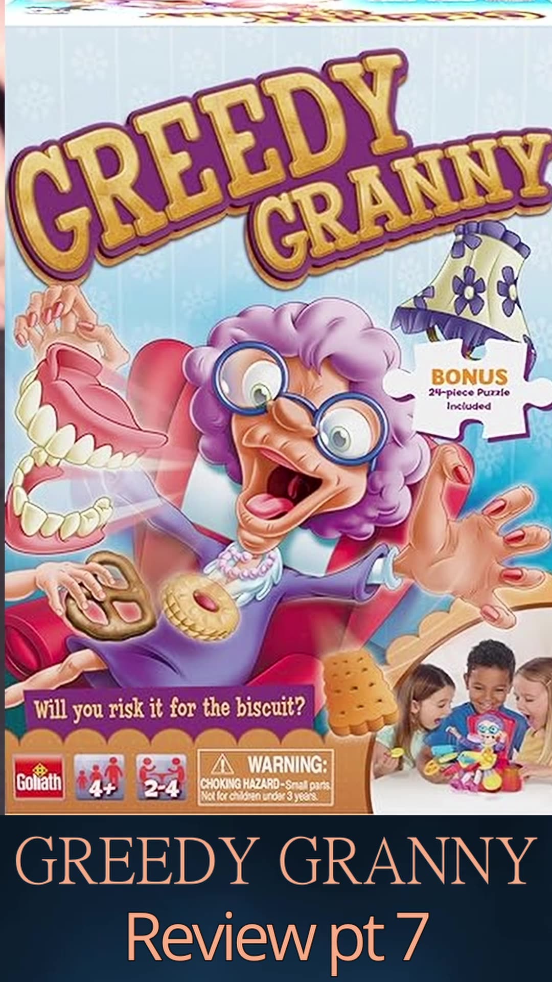 GREEDY GRANNY Game Review pt 7 - FRONT OF THE BOX!