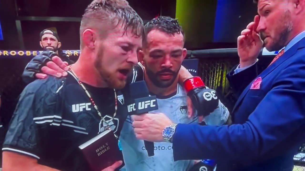 UFC Fighter Bryce Mitchell Delivers Powerful Victory Speech In Based Moment