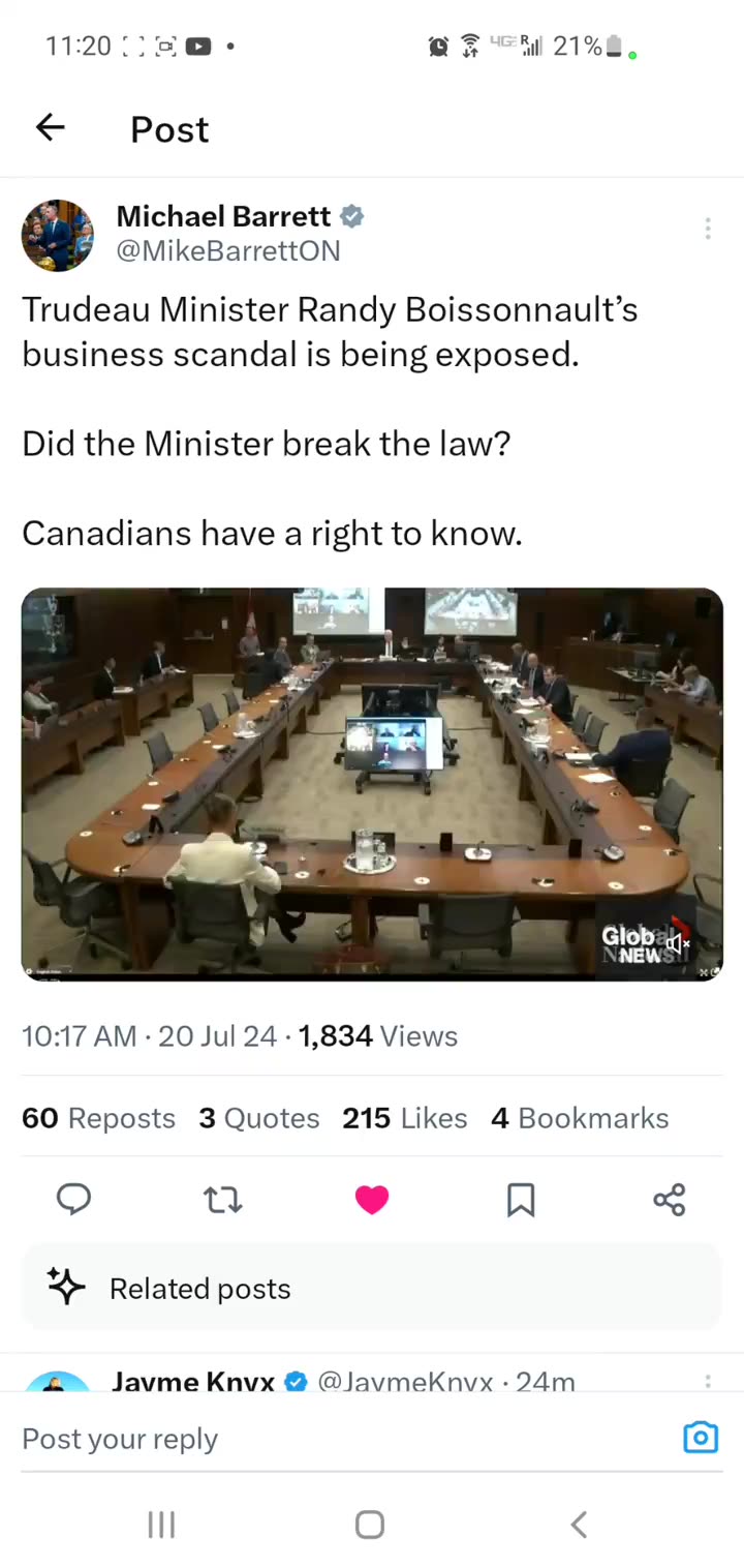 Conflict of Interest? Randy Boissonnault and Stephen Anderson