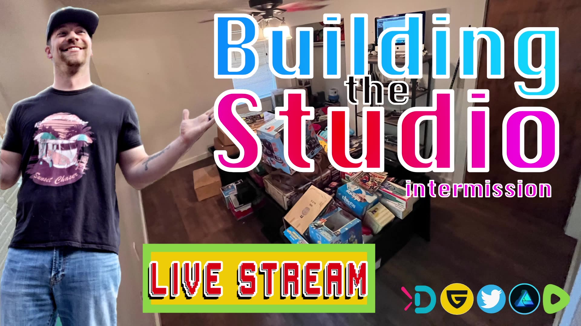 Rumble Studio Build | Laying out my Studio | Live Build