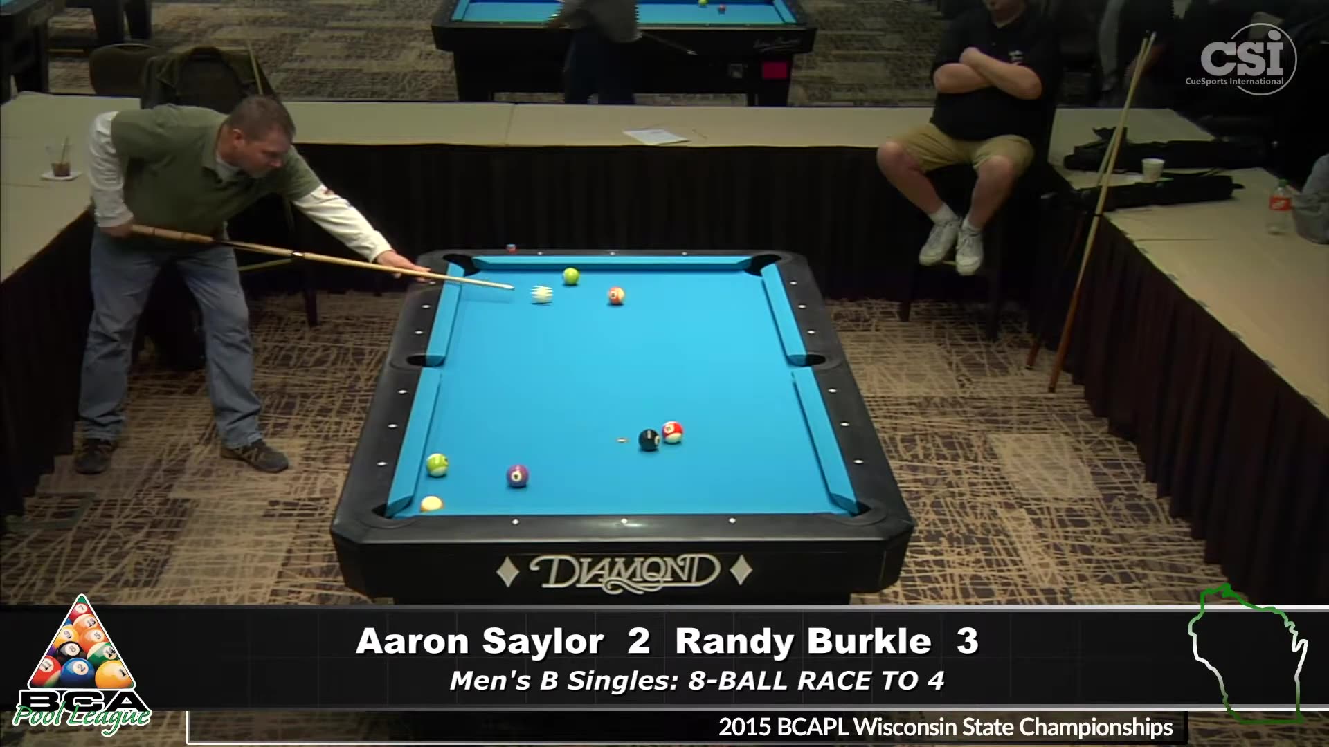 Aaron Saylor vs Randy Burkle 2015 BCAPL Wisconsin State Championships