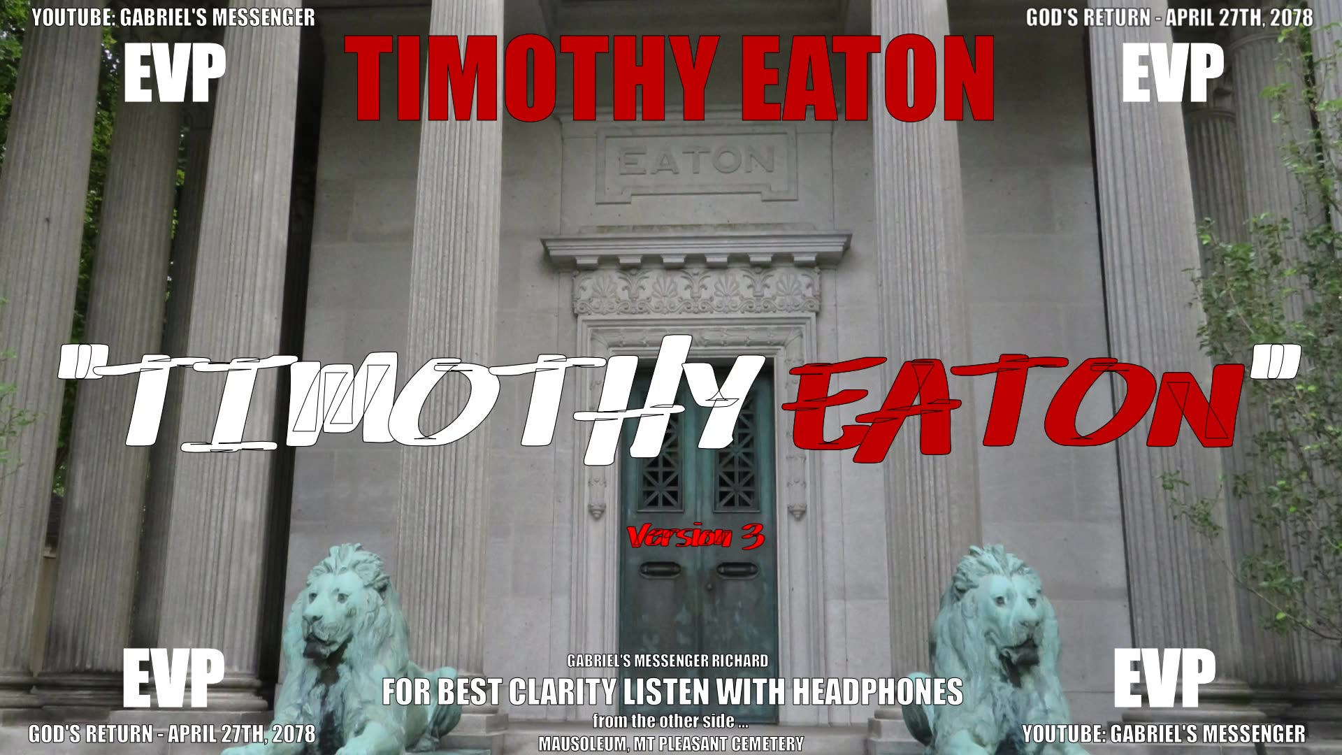 EVP Timothy Eaton Founder Of The Eaton Department Stores Saying His ...