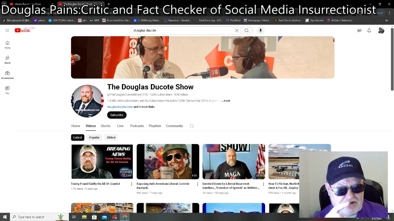 Douglas Ducote Show1776_ DouglasPains Facts not given from Ducote ...